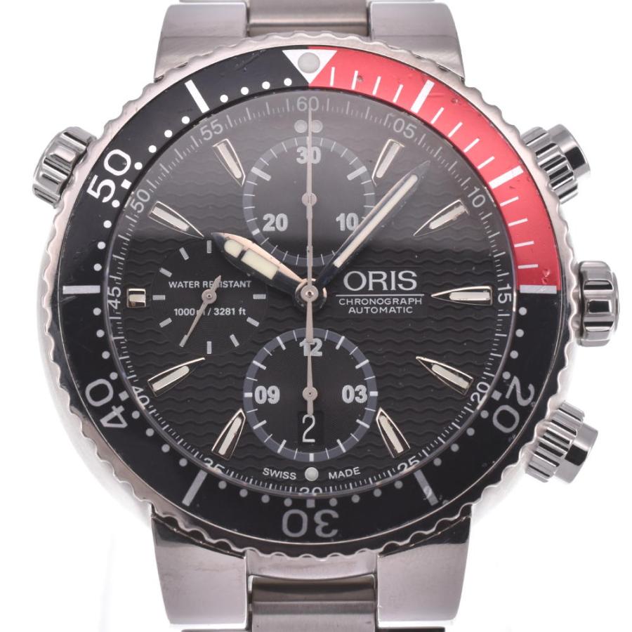 ORIS オリス 01 674 7599 7154-07 TT1 ダイバーズ クロノグラフ 自動巻き メンズ L#126182 : aonohappa - 通販 - Yahoo!ショッピング