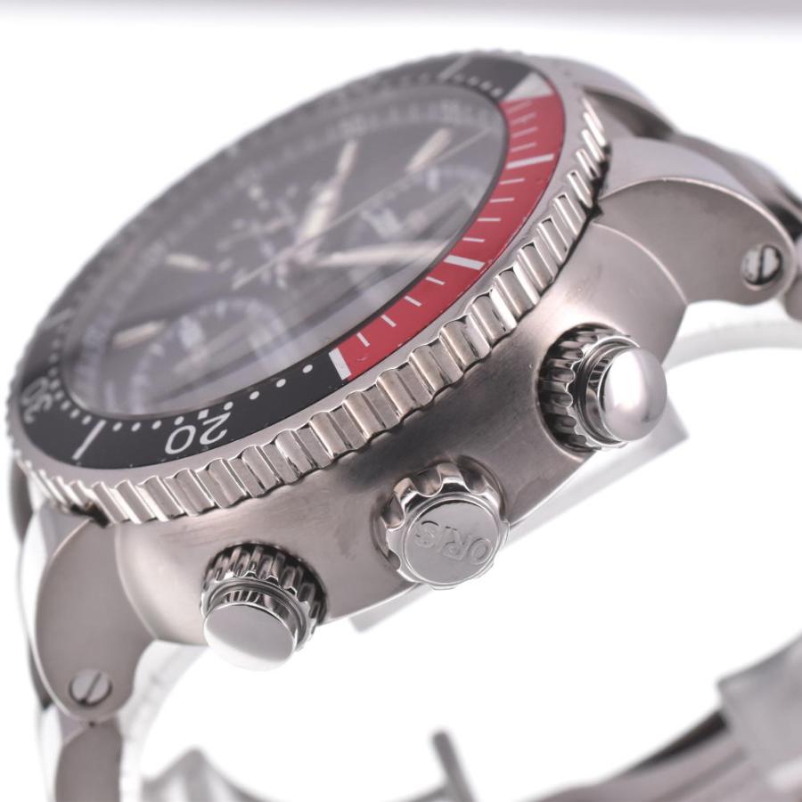 ORIS オリス 01 674 7599 7154-07 TT1 ダイバーズ クロノグラフ 自動巻き メンズ L#126182 ...