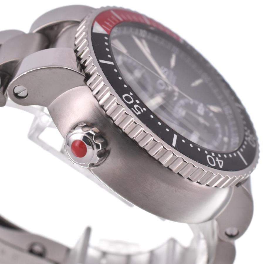 ORIS オリス 01 674 7599 7154-07 TT1 ダイバーズ クロノグラフ 自動巻き メンズ L#126182 ...