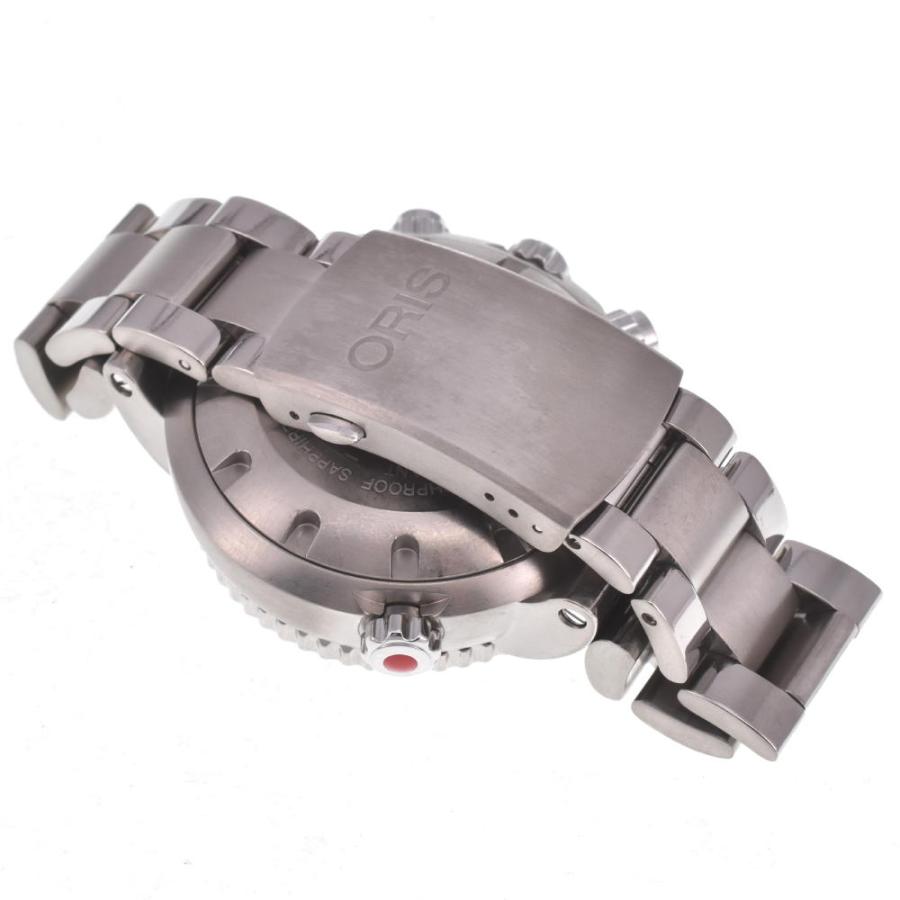 ORIS オリス 01 674 7599 7154-07 TT1 ダイバーズ クロノグラフ 自動巻き メンズ L#126182 ...