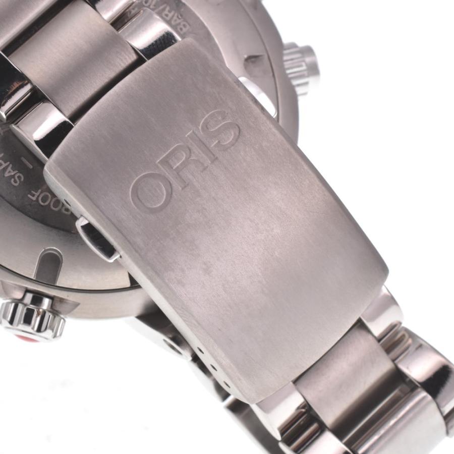 ORIS オリス 01 674 7599 7154-07 TT1 ダイバーズ クロノグラフ 自動巻き メンズ L#126182 ...