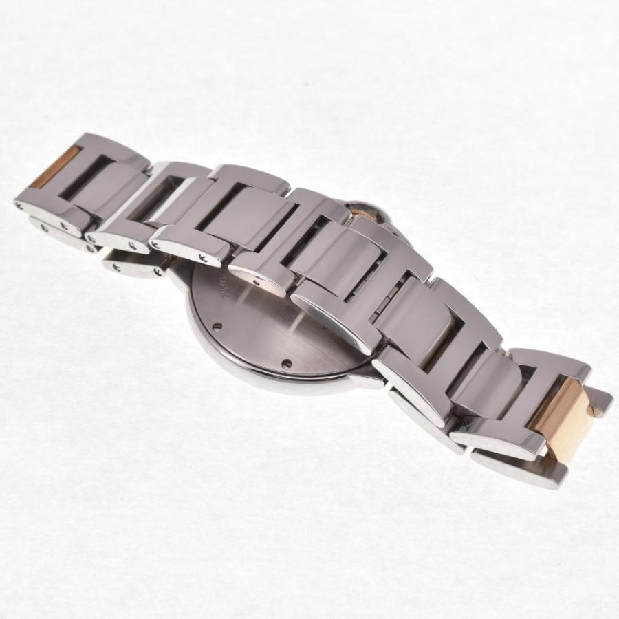 カルティエ CARTIER W69008Z3 バロンブルー ドゥ カルティエ SS/K18 クォーツ メンズ 美品 L#126213 : ...