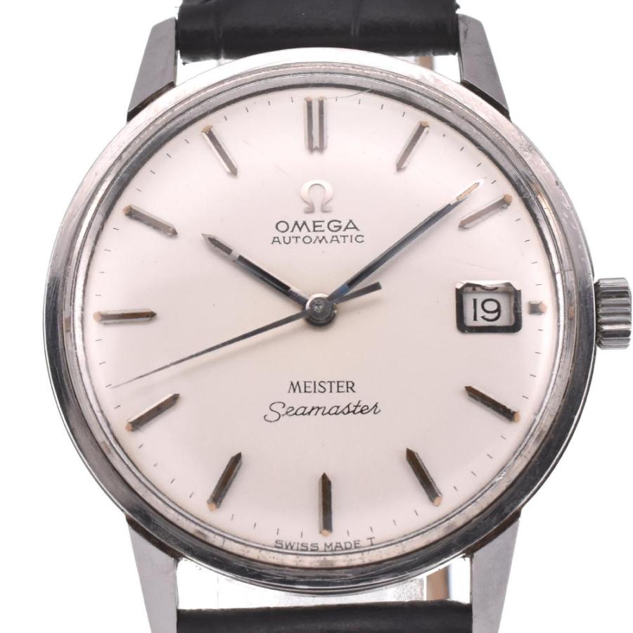 OMEGA オメガ 166.002 ヴィンテージ MEISTER シーマスター W-ネーム デイト Cal.565 自動巻き メンズ 良品 K ...