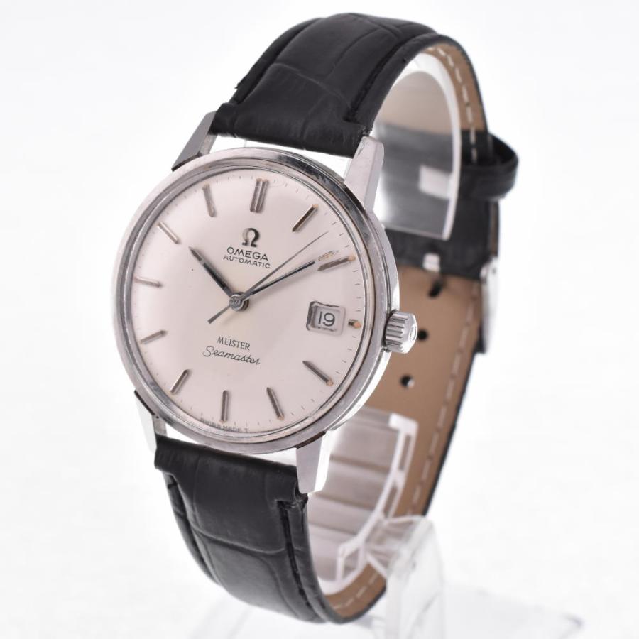 OMEGA オメガ 166.002 ヴィンテージ MEISTER シーマスター W-ネーム デイト Cal.565 自動巻き メンズ 良品 K ...
