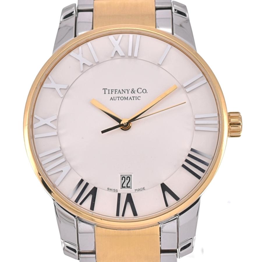 ティファニー TIFFANY&Co. Z1800.68.15A21A00A アトラスドーム SS/K18 自動巻き メンズ 美品 保証書付き ...