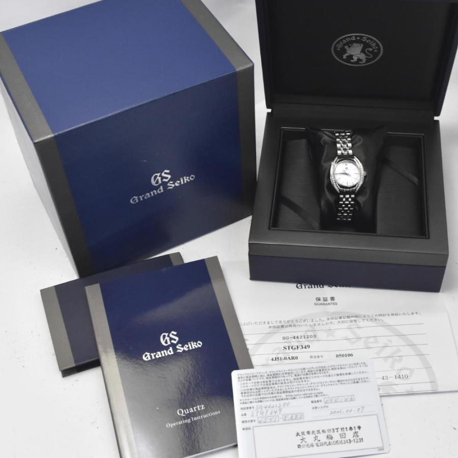 SEIKO セイコー STGF349 グランドセイコー エレガンスコレクション ダイヤモンドベゼル レディース 美品 箱・保証書付き K ...