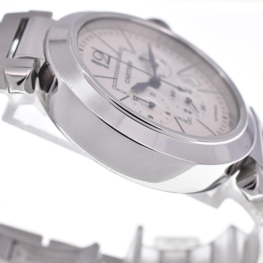 カルティエ CARTIER W31085M7 パシャ クロノグラフ 自動巻き メンズ 良品 箱・保証書付き K#126504 : 126504 ...