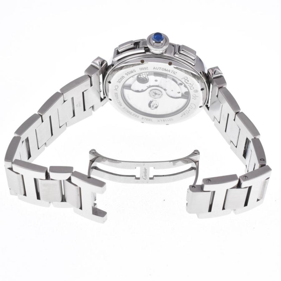 カルティエ CARTIER W31085M7 パシャ クロノグラフ 自動巻き メンズ 良品 箱・保証書付き K#126504 : 126504 ...