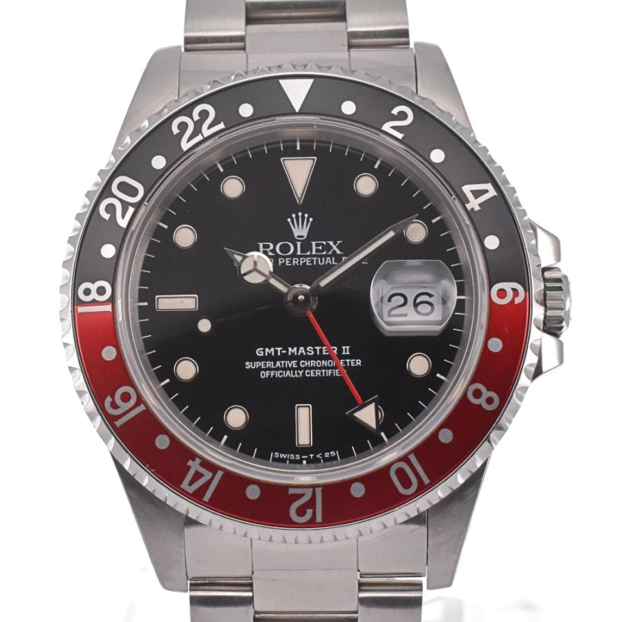 ROLEX ロレックス 16710 GMTマスターII N番 自動巻き メンズ 美品 箱・保証書付き P#126744 : aonohappa ...