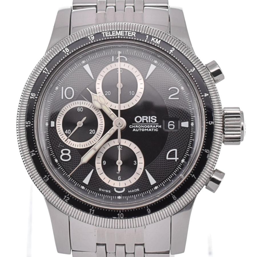 オリス ORIS 7569 ビッククラウン テレメーター クロノグラフ デイト 自動巻き メンズ Q#126900 :126900:aonohappa - 通販 - Yahoo!ショッピング