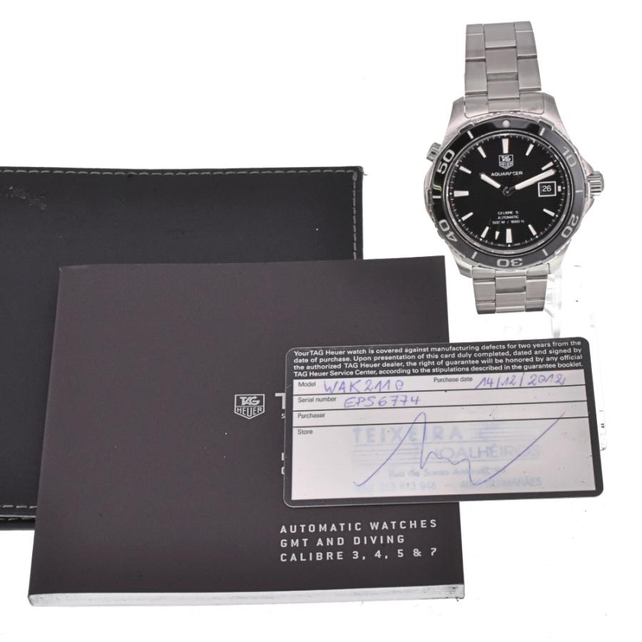 タグホイヤー TAG HEUER WAK2110 アクアレーサー キャリバー5 自動巻き メンズ 保証書付き P#127087 :127087 ...