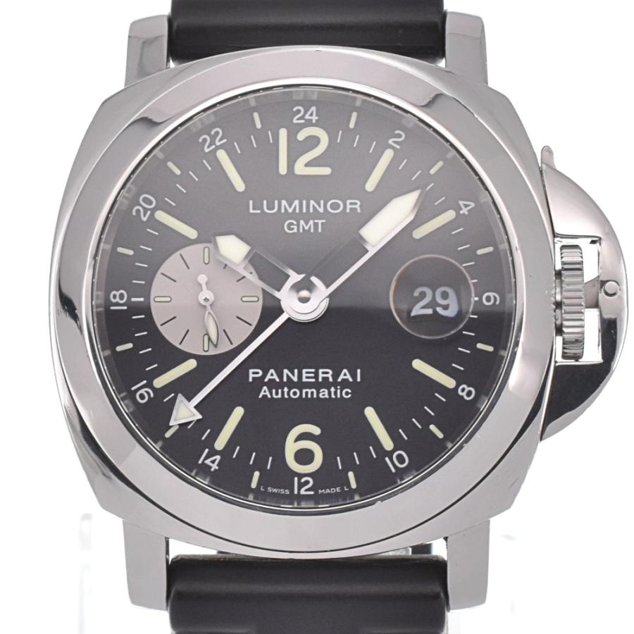 OFFICINE PANERAI ベルト訳あり パネライ PAM00088 ルミノール GMT デイト スモールセコンド 自動巻き メンズ 箱 ...