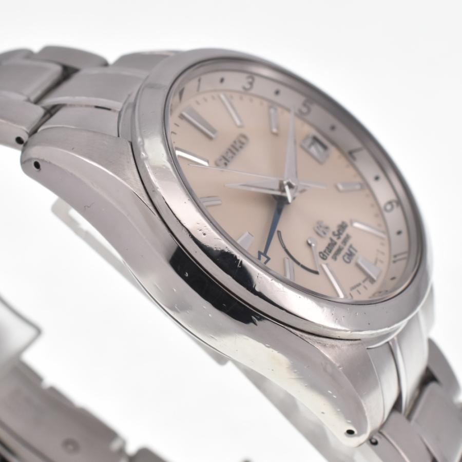 SEIKO セイコー SBGE005 グランドセイコー GMT パワーリザーブ スプリングドライブ メンズ 箱・保証書付き C#127368 ...