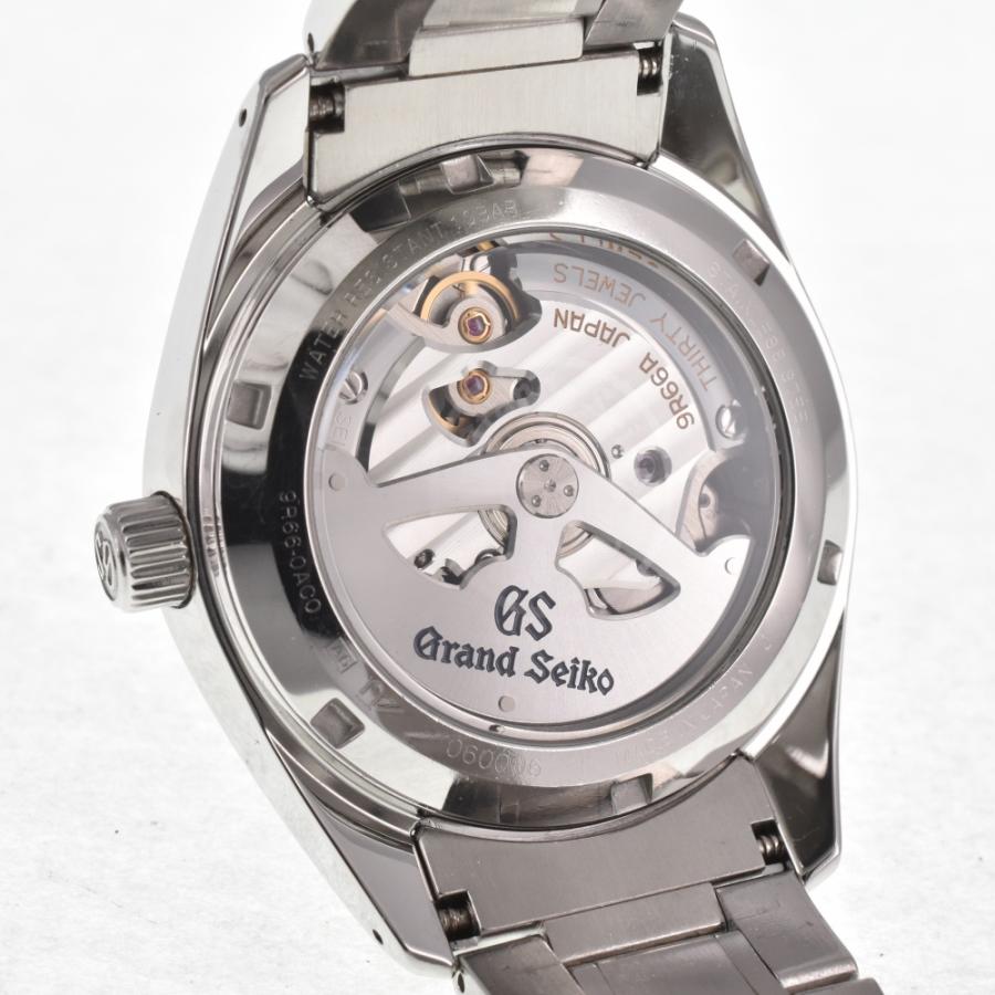SEIKO セイコー SBGE005 グランドセイコー GMT パワーリザーブ スプリングドライブ メンズ 箱・保証書付き C#127368 ...
