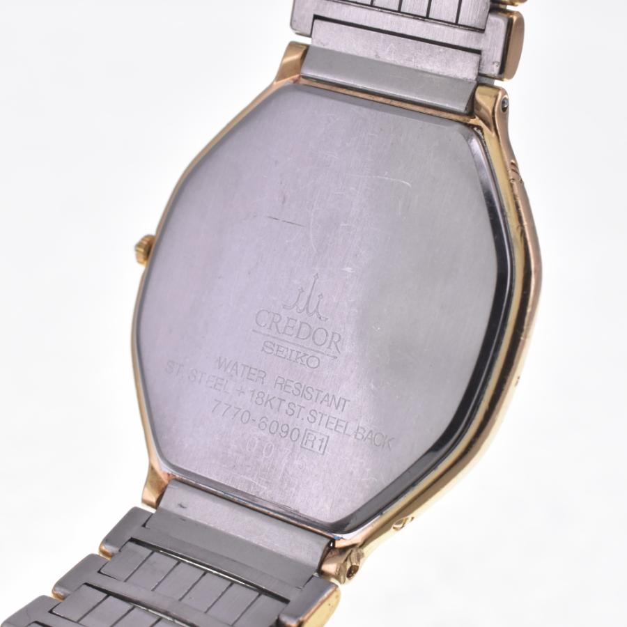 SEIKO セイコー 7770-6090 クレドール SS/18KT クォーツ メンズ B#127467 : aonohappa - 通販 ...