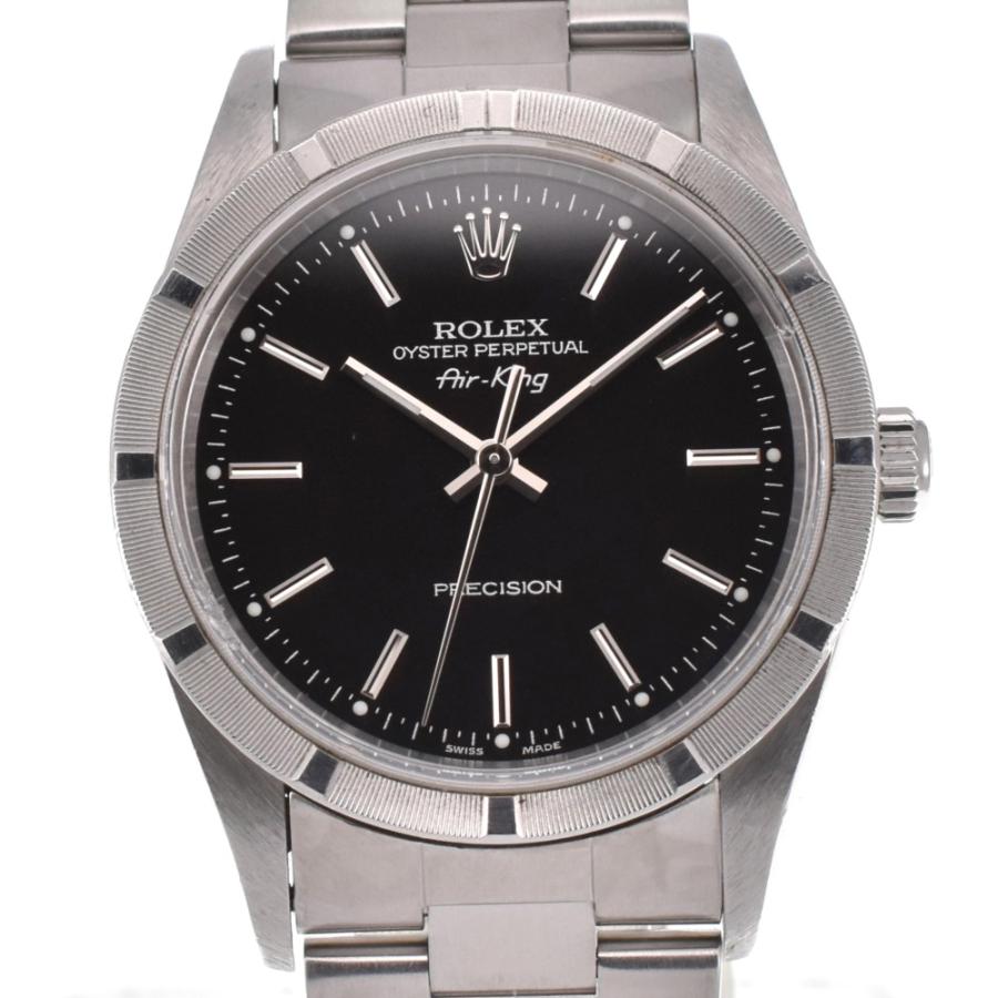 ロレックス ROLEX 14010 エアキング エンジンターンド ベゼル 自動巻き メンズ 良品 H#127883 :127883:aonohappa - 通販 - Yahoo!ショッピング