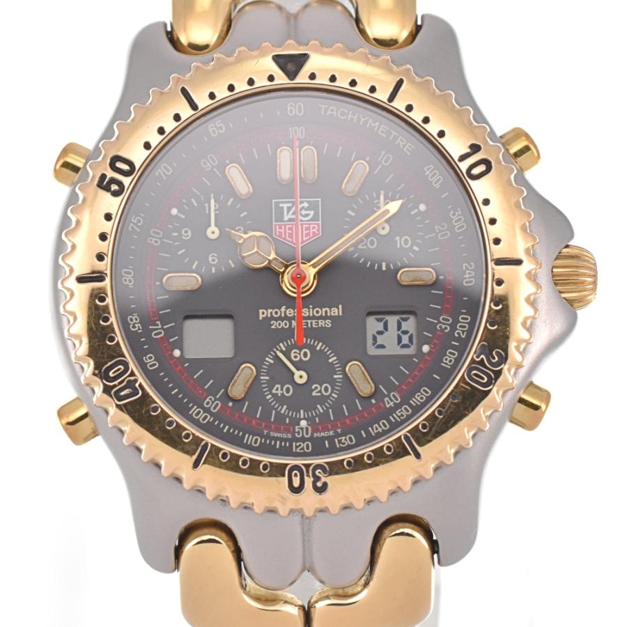 タグホイヤー TAG HEUER S25.206M S/el セナモデル クロノグラフ クォーツ メンズ 美品 E#127908 : ...