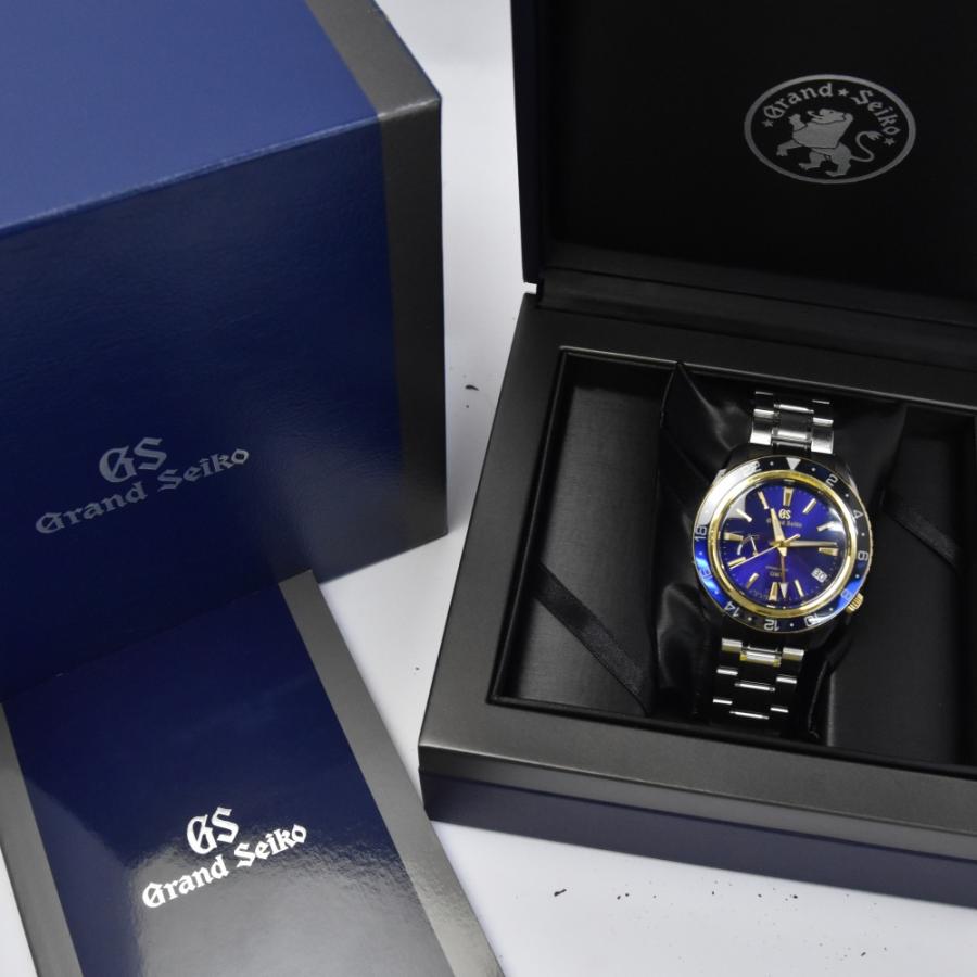 SEIKO セイコー SBGE248 グランドセイコー GMT スポーツコレクション K18YG ベゼル スプリングドライブ メンズ 箱付き ...