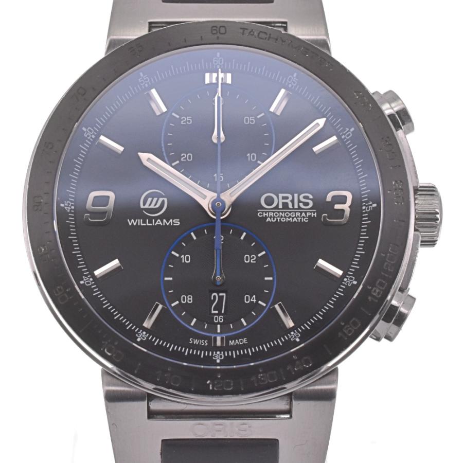 オリス ORIS 01 773 7685 ウィリアムズ F1チーム クロノグラフ デイト リミテッドエディション 自動巻き メンズ M ...