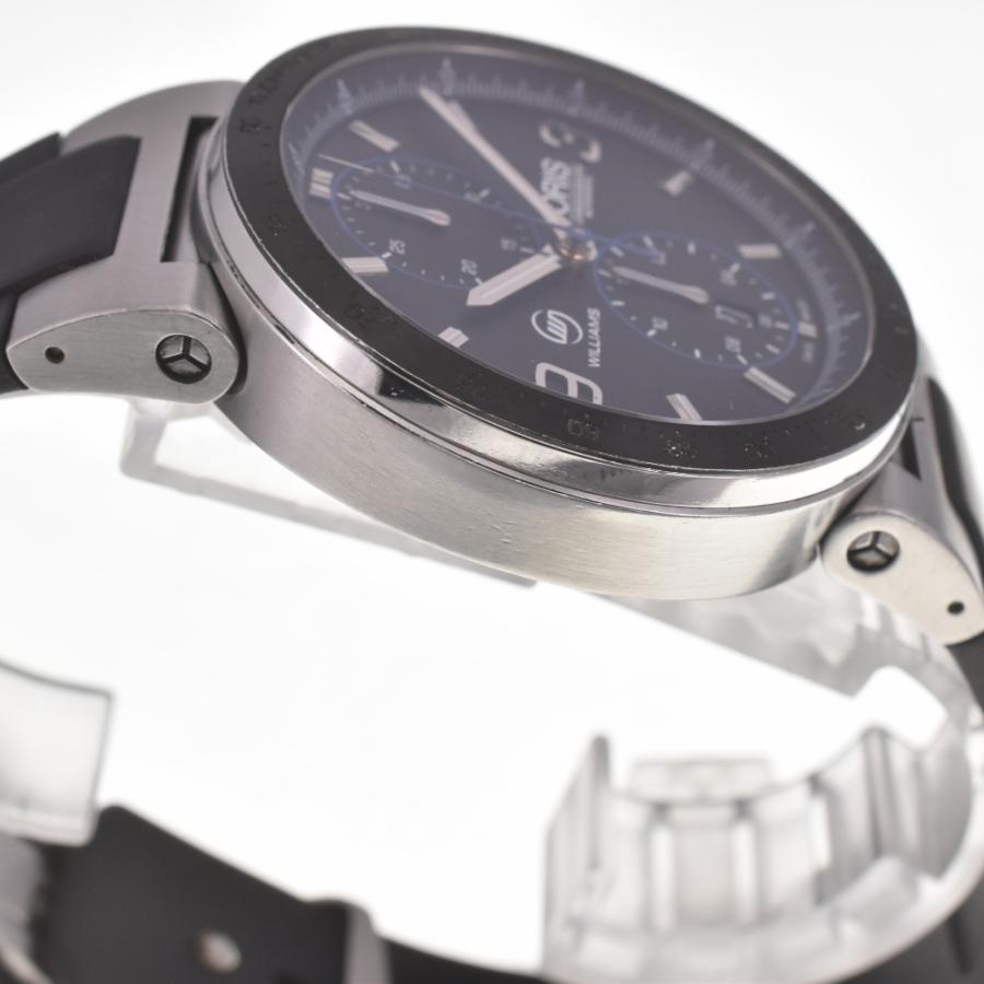 オリス ORIS 01 773 7685 ウィリアムズ F1チーム クロノグラフ デイト リミテッドエディション 自動巻き メンズ M ...