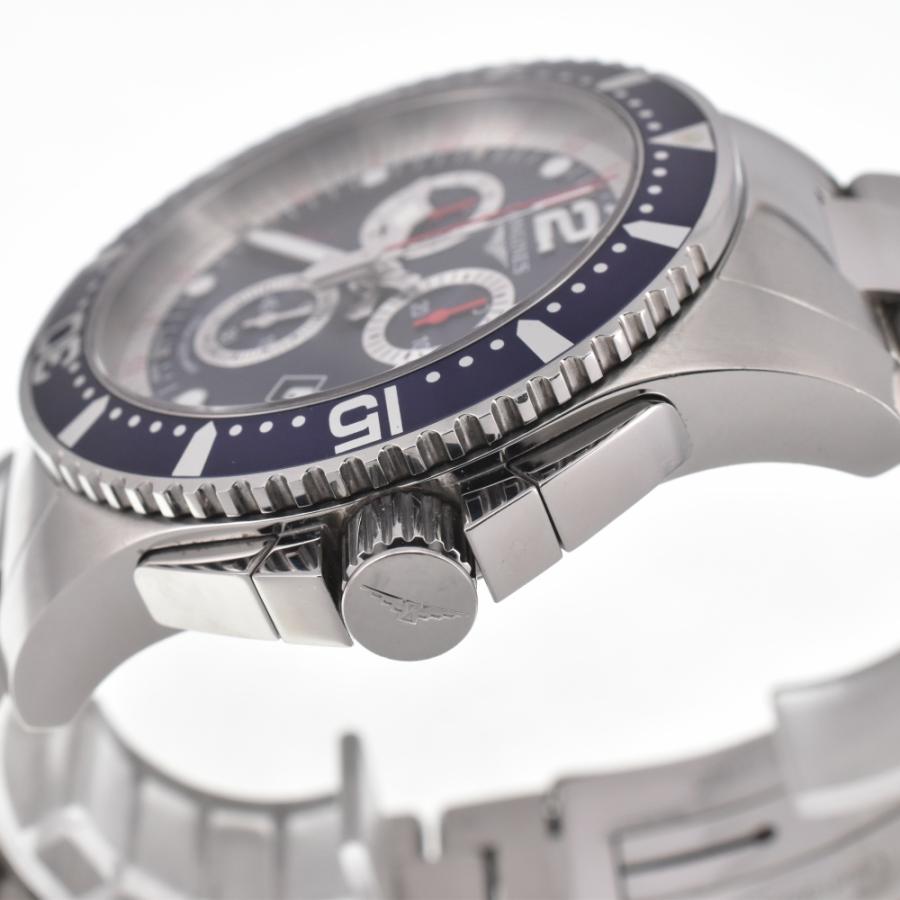 LONGINES ロンジン L3.843.4 ハイドロコンクエスト クロノグラフ デイト クォーツ メンズ 美品 保証書付き N#128640 ...