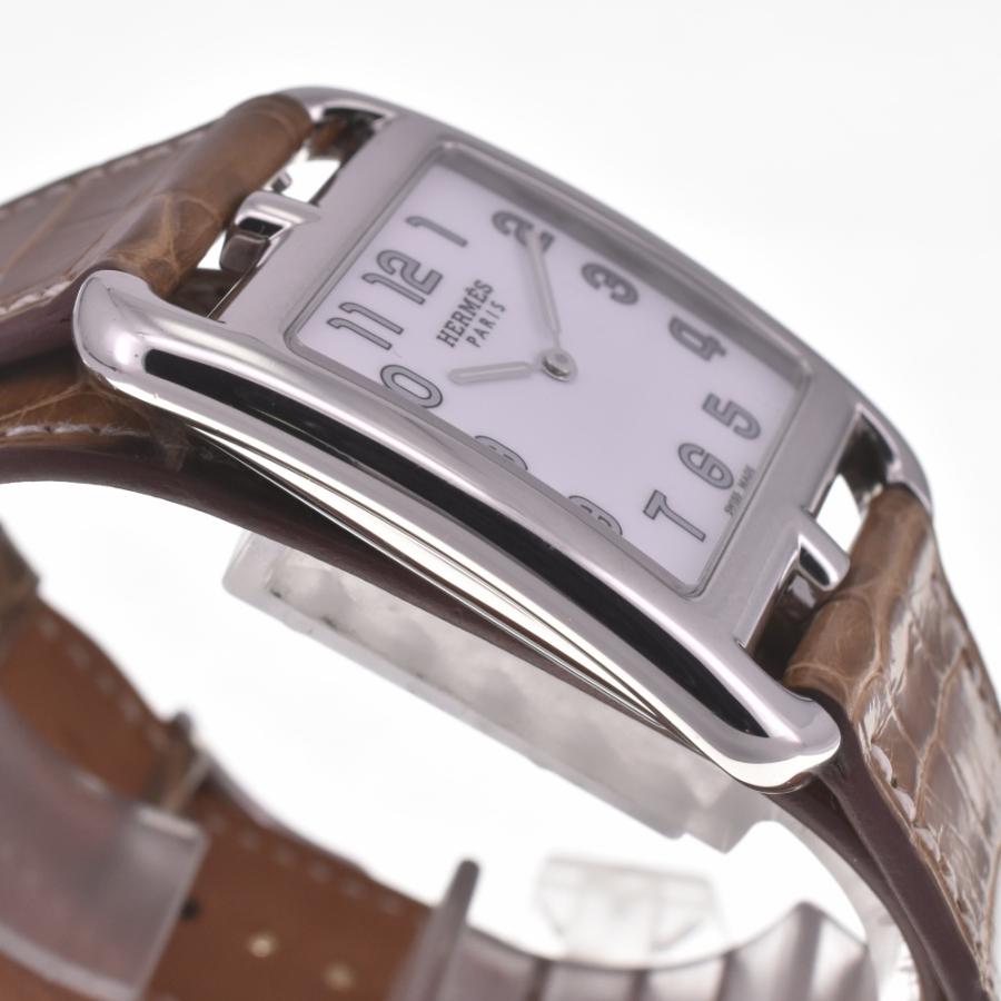 HERMES エルメス CC3.710 ケープコッド ドゥブルトゥール クォーツ ユニセックス 美品 J#128719 : aonohappa - 通販 - Yahoo!ショッピング