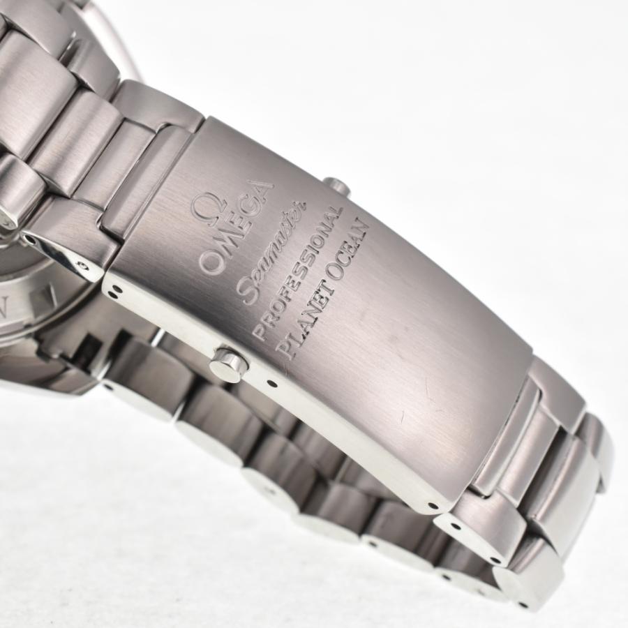 値下 オメガ OMEGA 2201.51 シーマスター プラネットオーシャン コーアクシャル 自動巻き メンズ 良品 箱・保証書付き O ...