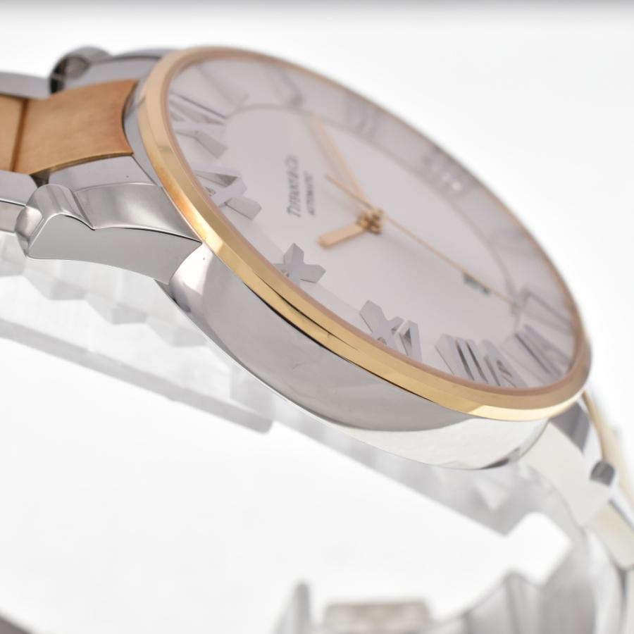 TIFFANY&Co. ティファニー Z1800.68.15A21A00A アトラスドーム SS/K18YG 自動巻き メンズ 美品 箱・保証 ...