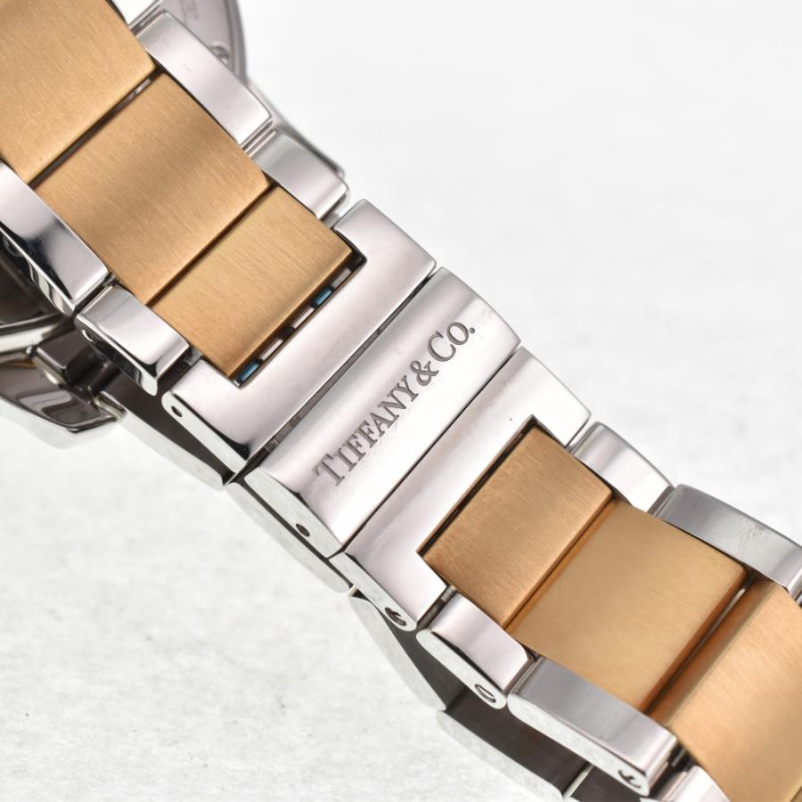 TIFFANY&Co. ティファニー Z1800.68.15A21A00A アトラスドーム SS/K18YG 自動巻き メンズ 美品 箱・保証 ...