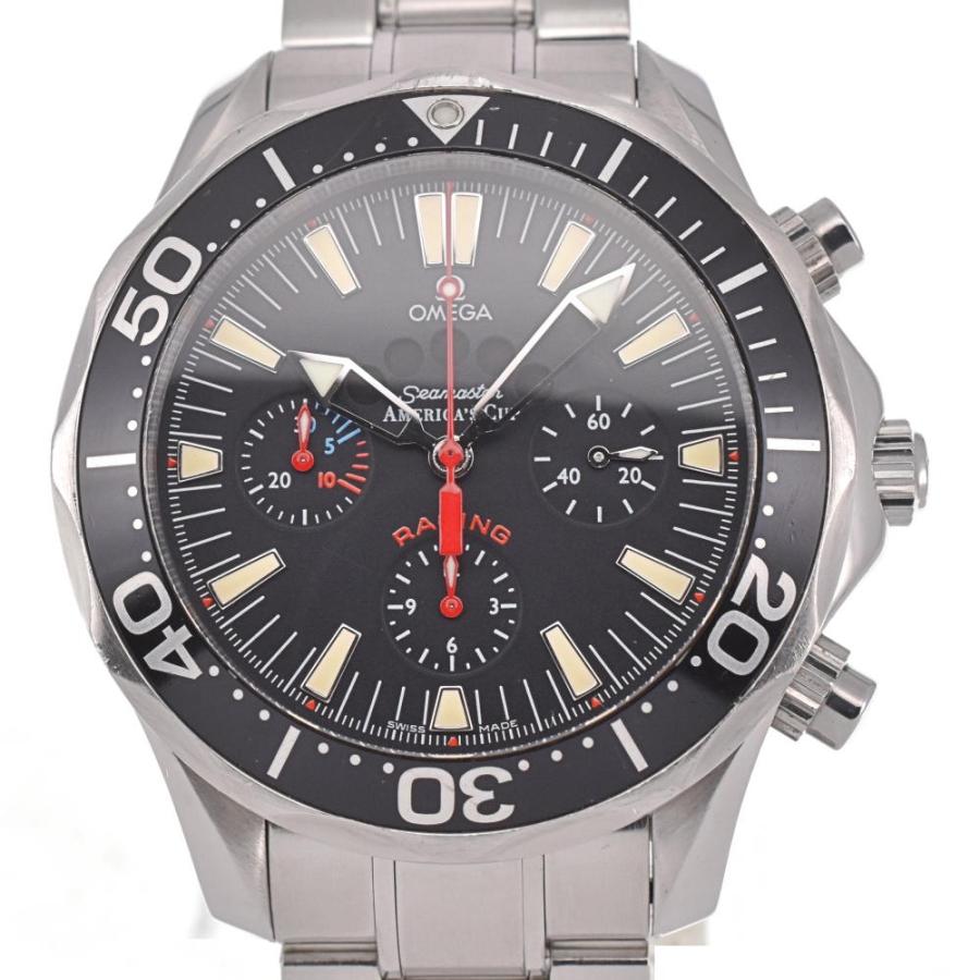 OMEGA オメガ 2569.50 シーマスター アメリカズカップ レーシング クロノグラフ 自動巻き メンズ 良品 L#129104 : aonohappa - 通販 - Yahoo!ショッピング