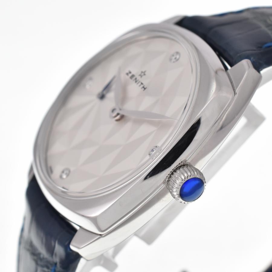 ZENITH（時計） 値下 ゼニス ZENITH 03.1971.681/80.C754 スター 33mm 4P ダイヤモンド 自動巻き レディース 美品 箱・保証書付き #129158 ...