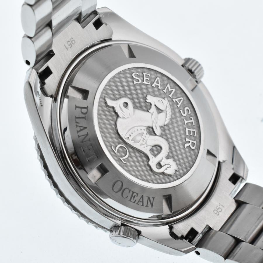 OMEGA オメガ 2200.50 シーマスター プラネットオーシャン 600 CO-AXIAL 自動巻き メンズ 良品 箱・保証書付き O ...
