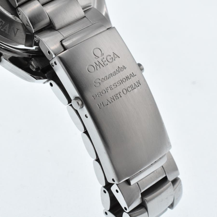 OMEGA オメガ 2200.50 シーマスター プラネットオーシャン 600 CO-AXIAL 自動巻き メンズ 良品 箱・保証書付き O ...
