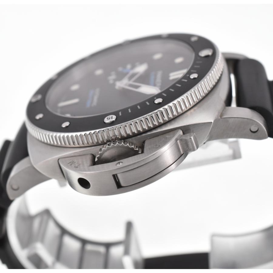 パネライ PANERAI PAM00683 サブマーシブル スモールセコンド デイト 自動巻き メンズ 美品 箱付き M#129304 : ...