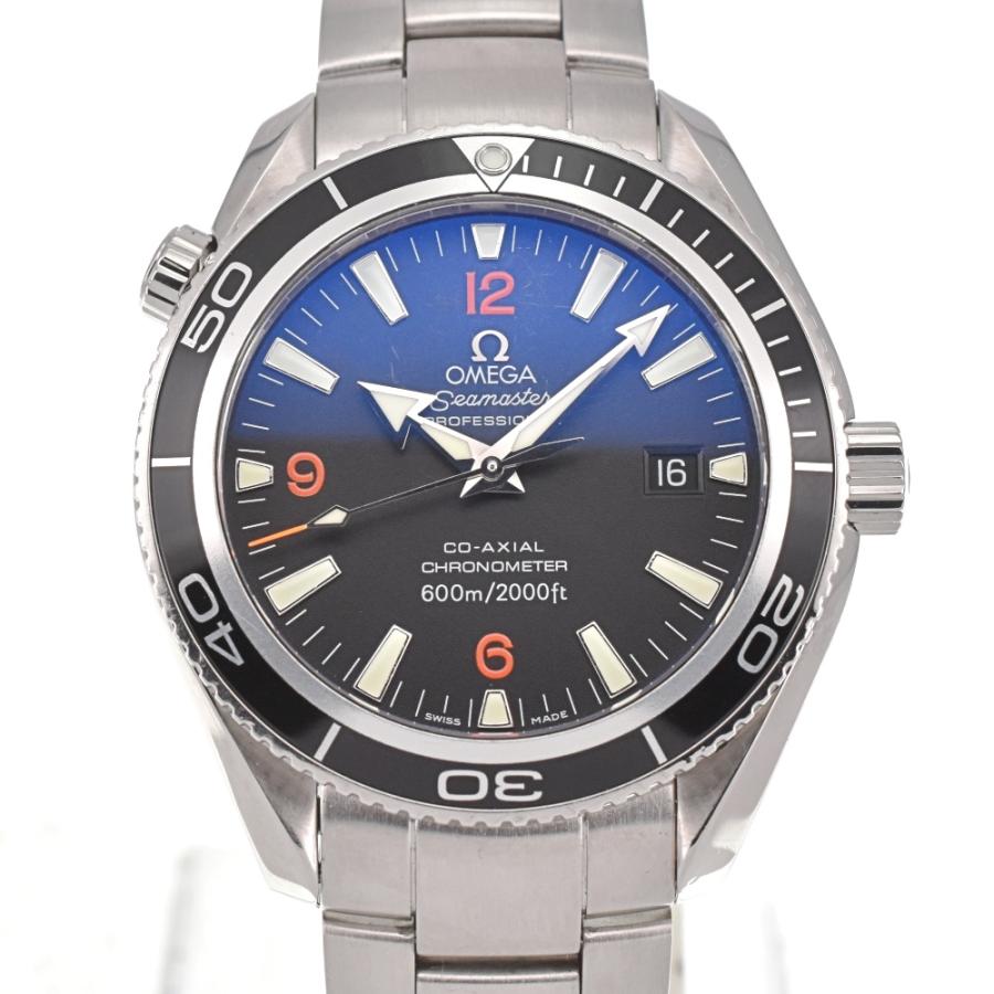 オメガ OMEGA 2201.51 シーマスター プラネットオーシャン コーアクシャル デイト 自動巻き メンズ 美品 M#129398 : ...