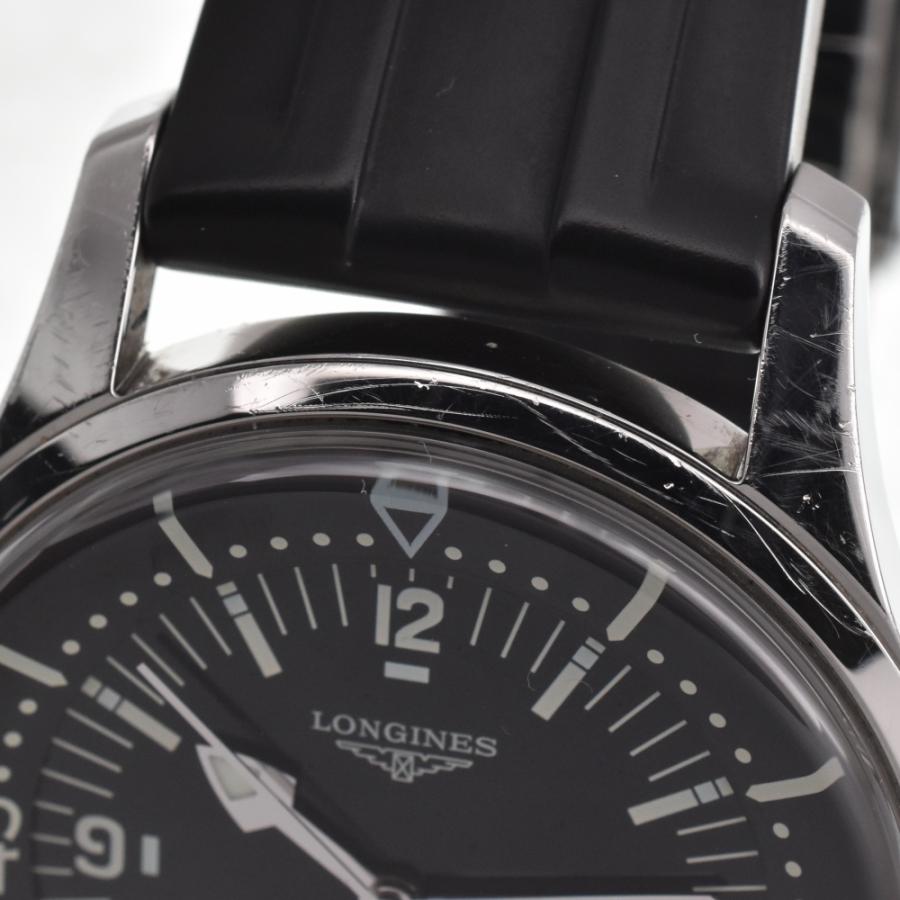 ロンジン LONGINES L3.674.4 レジェンドダイバー デイト 自動巻き メンズ 良品 箱・保証書付き L#129443 : ...
