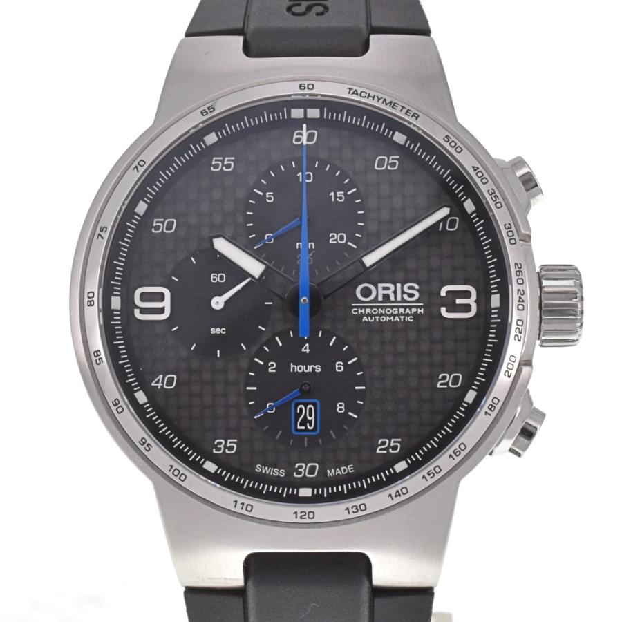 ORIS オリス 7717 ウィリアムズ クロノグラフ デイト 自動巻き メンズ 美品 箱・保証書付き N#129665 ...