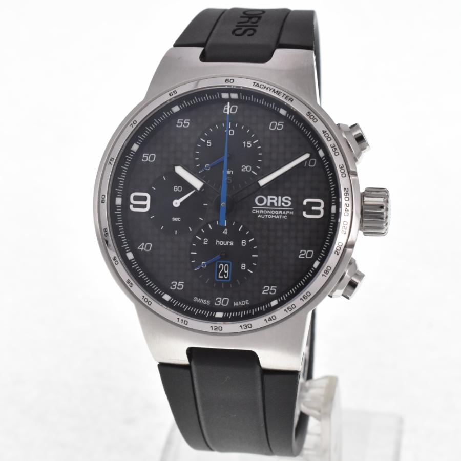 ORIS オリス 7717 ウィリアムズ クロノグラフ デイト 自動巻き メンズ 美品 箱・保証書付き N#129665 ...
