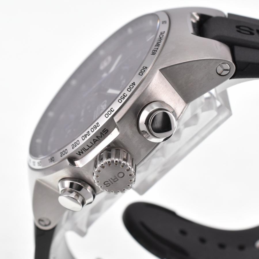 ORIS オリス 7717 ウィリアムズ クロノグラフ デイト 自動巻き メンズ 美品 箱・保証書付き N#129665 ...