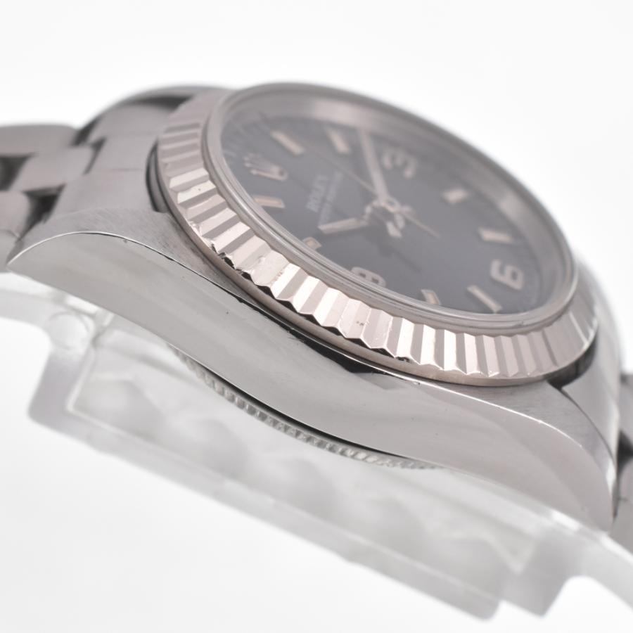 ROLEX ロレックス 67194 オイスターパーペチュアル WGベゼル Cal.2130 自動巻き レディース 良品 内箱付き N ...