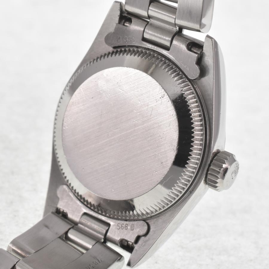 ROLEX ロレックス 67194 オイスターパーペチュアル WGベゼル Cal.2130 自動巻き レディース 良品 内箱付き N ...