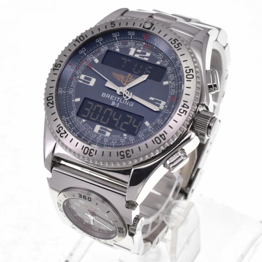 ブライトリング BREITLING A68362 B-1 デジアナ UTC クォーツ メンズ 良品 E#130006 :130006:aonohappa - 通販 - Yahoo!ショッピング