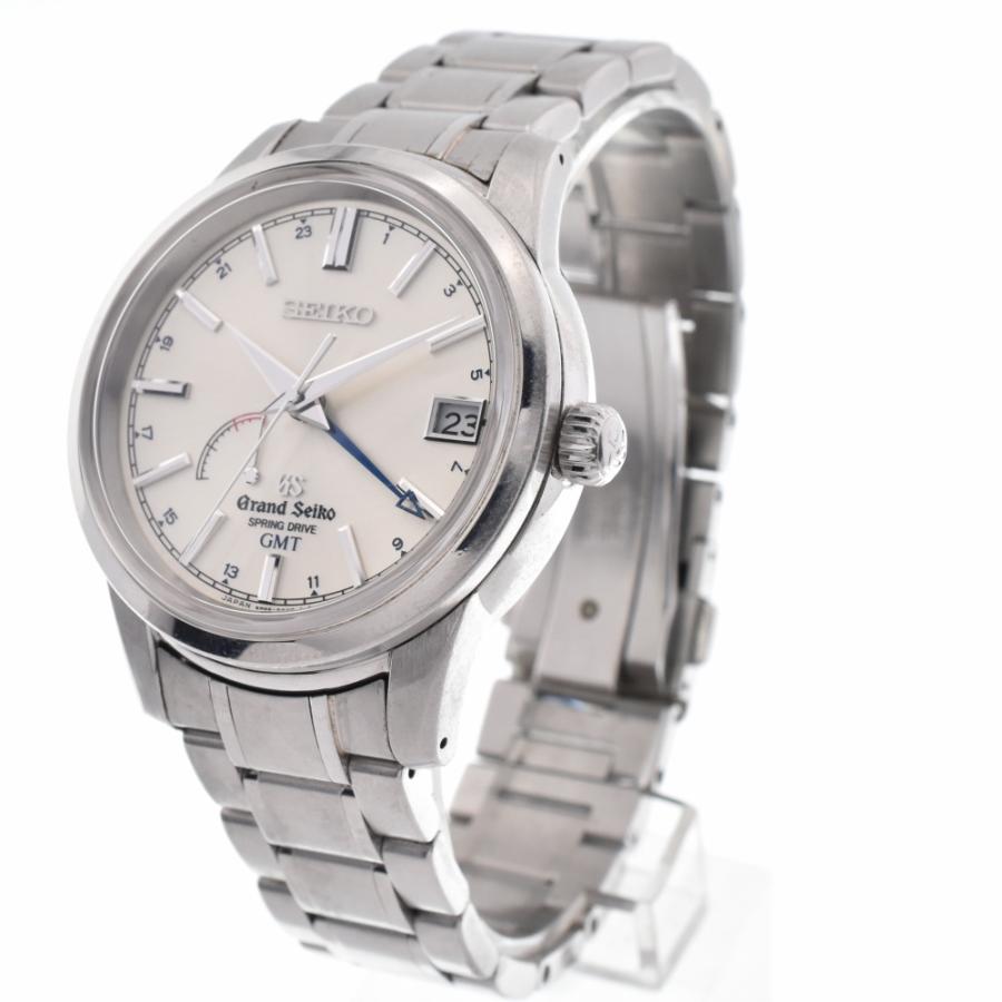 SEIKO セイコー SBGE025/9R66-0AL0 グランドセイコー GMT スプリングドライブ メンズ 箱・保証書付き Q ...