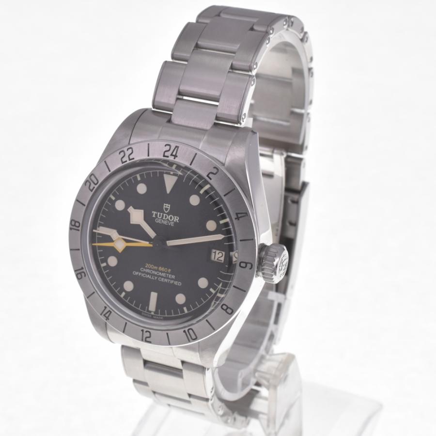 チューダー チュードル TUDOR 79470 ブラックベイ プロ GMT 自動巻き メンズ 美品 箱・保証書付き Q#130109 ...