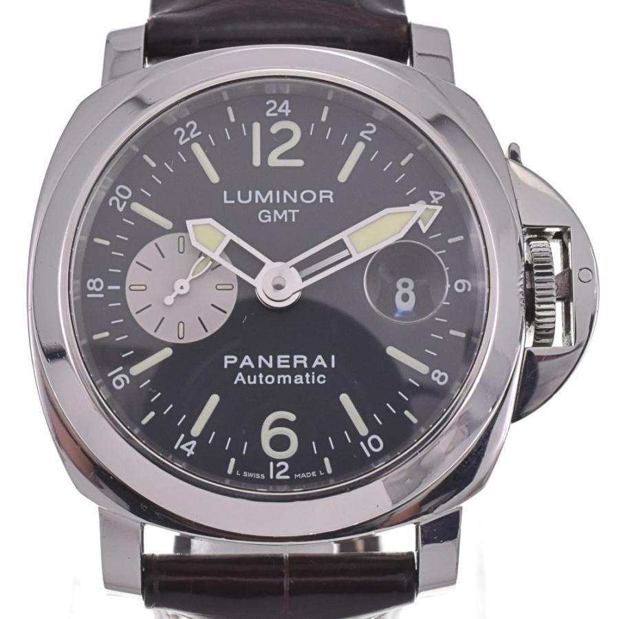 値下 パネライ PANERAI PAM00088 ルミノール GMT アッチャイオ 自動巻き メンズ 良品 箱・保証書付き A#130208 ...