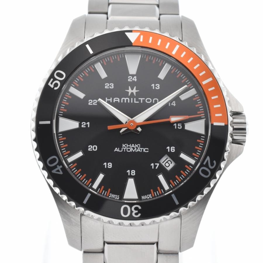 HAMILTON（ハミルトン） 値下 HAMILTON H823350 カーキ ネイビー スキューバ デイト 自動巻き メンズ 美品 C# ...