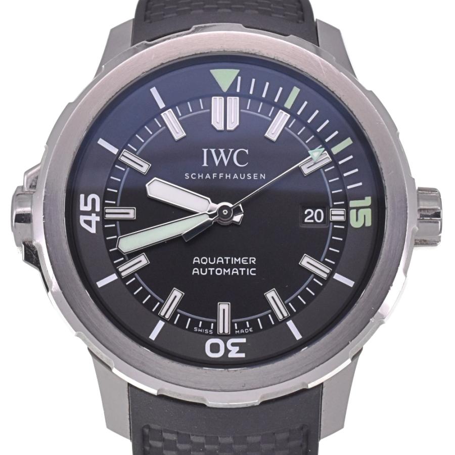 IWC SCHAFFHAUSEN 値下 IW329001 アクアタイマー デイト 自動巻き メンズ 美品 保証書付き E#130323 ...