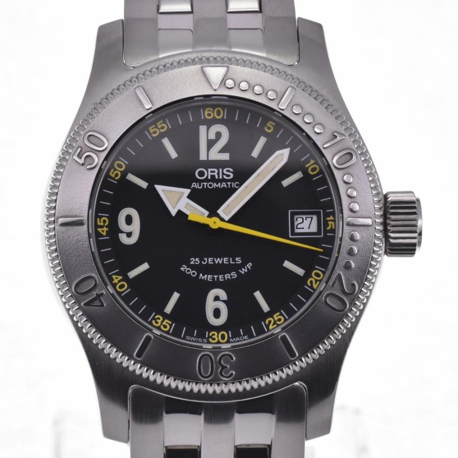 ORIS オリス 633 7502 41 84 ビッグクラウン デイト 自動巻き メンズ 良品 箱・保証書付き C#130547 : aonohappa - 通販 - Yahoo!ショッピング