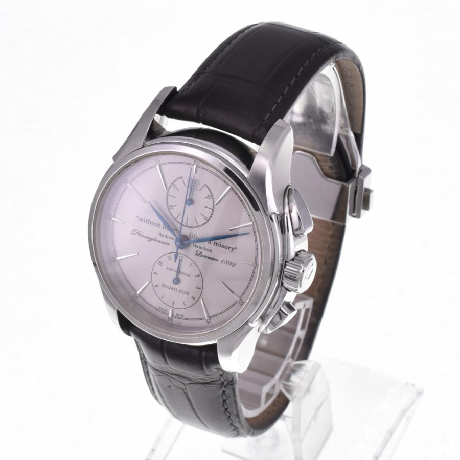 HAMILTON ハミルトン H325660 ジャズマスター スピリット オブ リバティ クロノグラフ 自動巻き メンズ 美品 箱・保証書付き ...