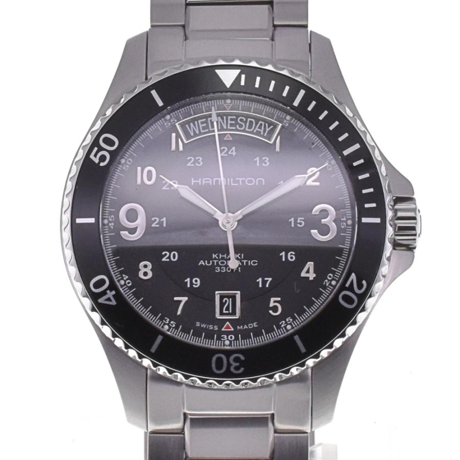 HAMILTON ハミルトン H645150 カーキ スクーバ デイデイト 自動巻き メンズ 美品 箱付き G#130897 ...